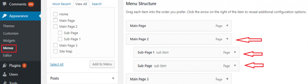 What is a Child Page In WordPress & How to create it?