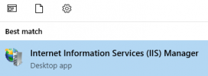 How to Launch Windows Internet Information (IIS) Manager?