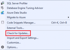 How to Update SQL Server Management Studio?