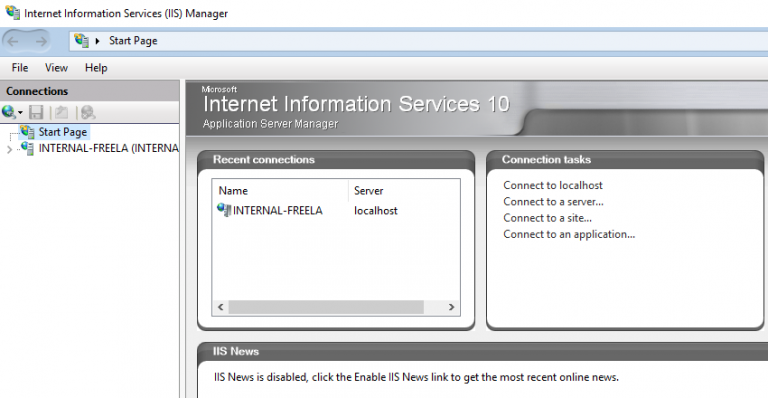How to Launch Windows Internet Information (IIS) Manager?